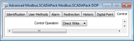 SCADAPack Modbus Driver Guide - Specify the Type of Control Operation (Configuring Digital Points)